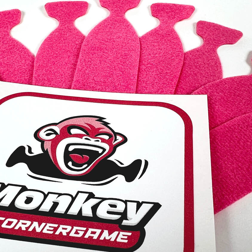 Monkey Strips Cornergame Rosa 10 x 2,5cm 30st/förp